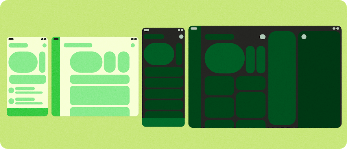 תמיכה במכשירים מתקפלים עם שלושה מסכים ובמכשירים מתקפלים לרוחב | Jetpack ...